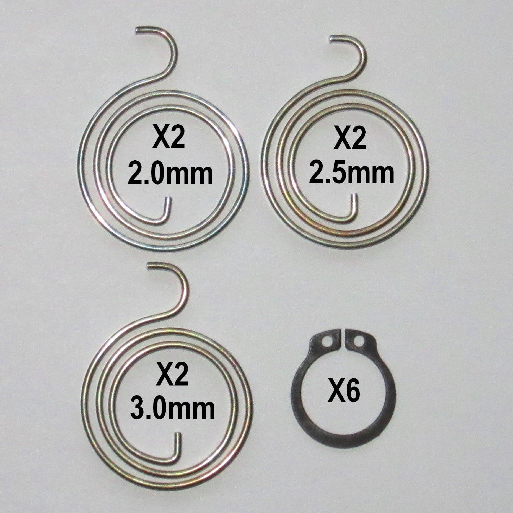 2+1/2 Turn Door Handle Spring Selection plus Circlips – Northern DIY Ltd