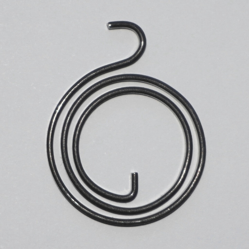 2.5mm, 2.5 Turn Door Handle Spring with Black Zinc Coating (available ...