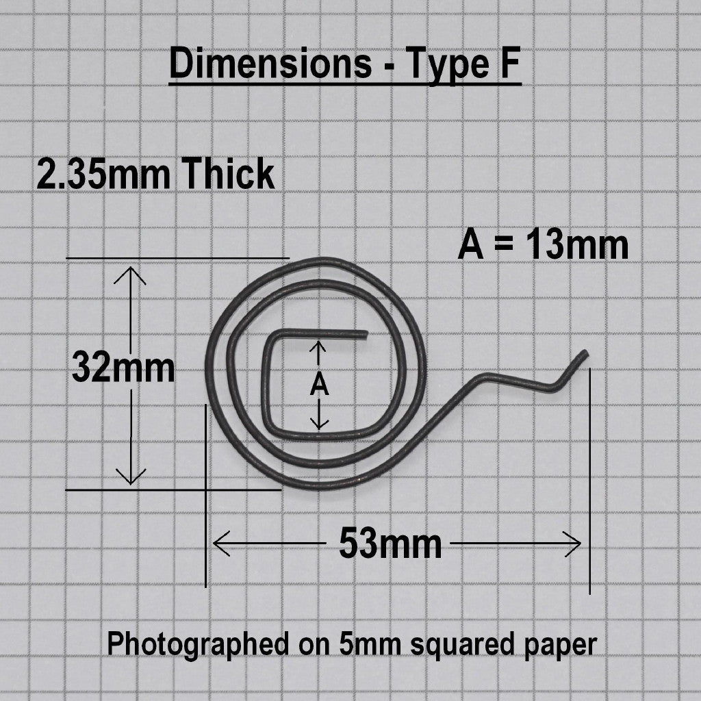 Door Handle Spring (wrap around handle shaft Type F) – Northern DIY Ltd