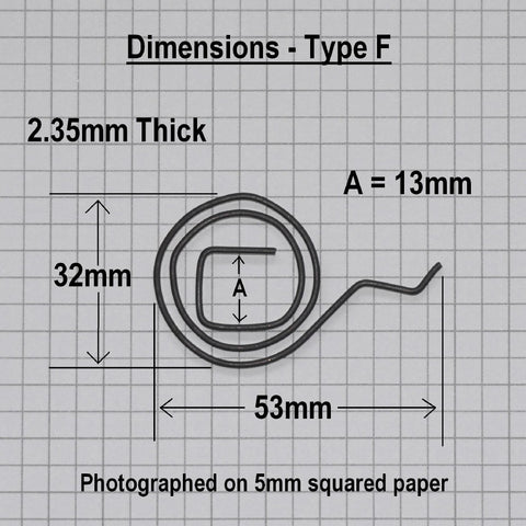 Door Handle Spring (wrap around handle shaft Type F) – Northern DIY Ltd
