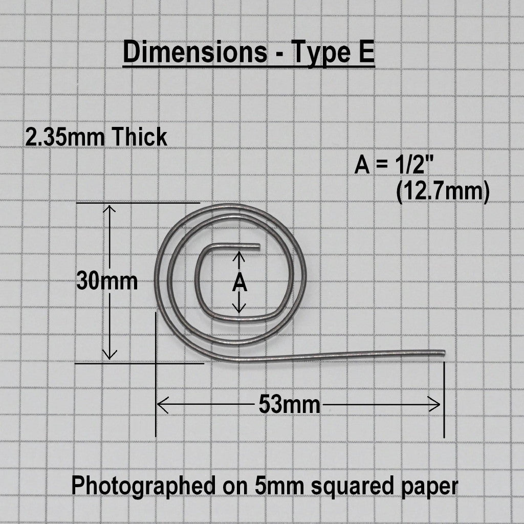 Door Handle Spring (wrap around handle shaft Type E) – Northern DIY Ltd