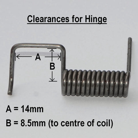 Letter Plate / Letterbox Springs (Handed Pair) – Northern DIY Ltd