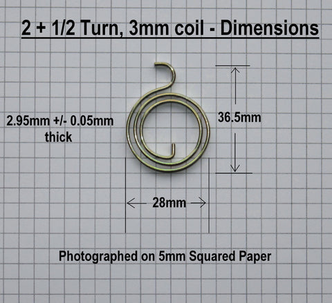 2+1/2 Turn Door Handle Spring Selection plus Circlips – Northern DIY Ltd