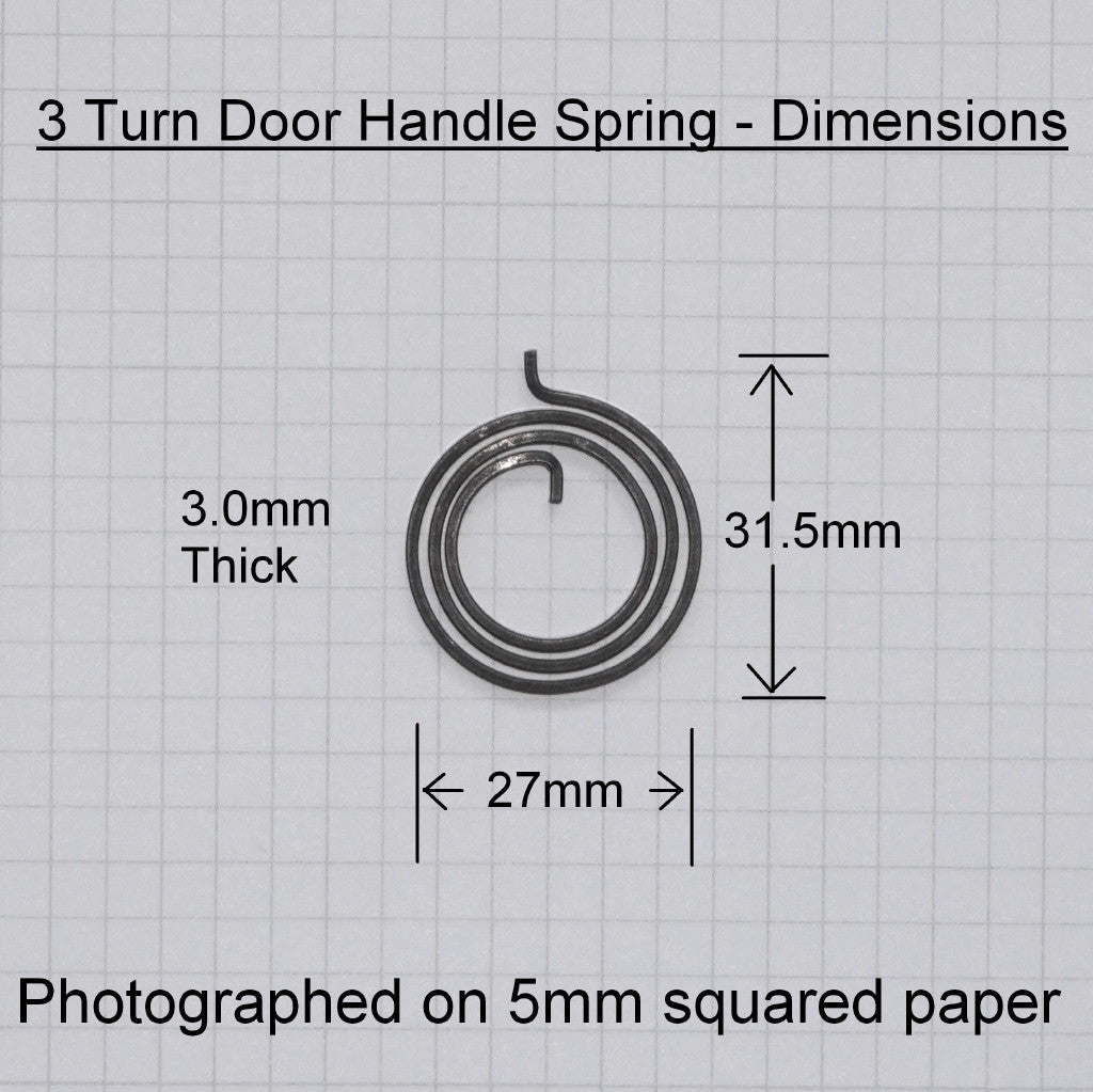 3 Turn Door Handle Spring for Valli & Valli / VCR Levers – Northern DIY Ltd